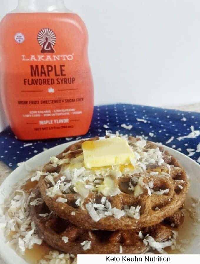 Easy Keto Chocolate Chaffle Dairy Free Cream Cheese Option Keto Keuhn Nutrition