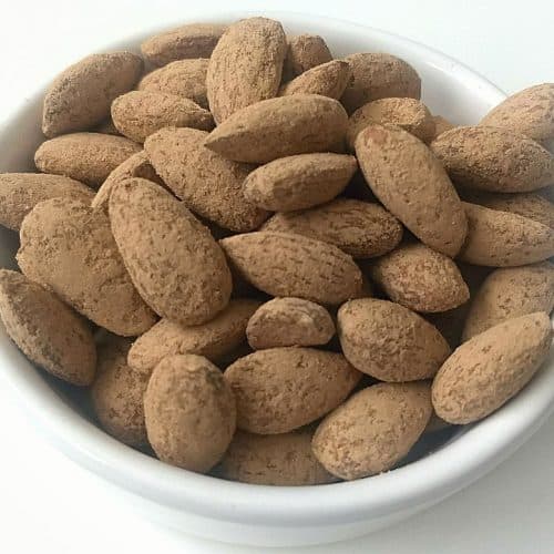 Keto Roasted Almonds: Peanut Butter and Cocoa - Keto Keuhn Nutrition